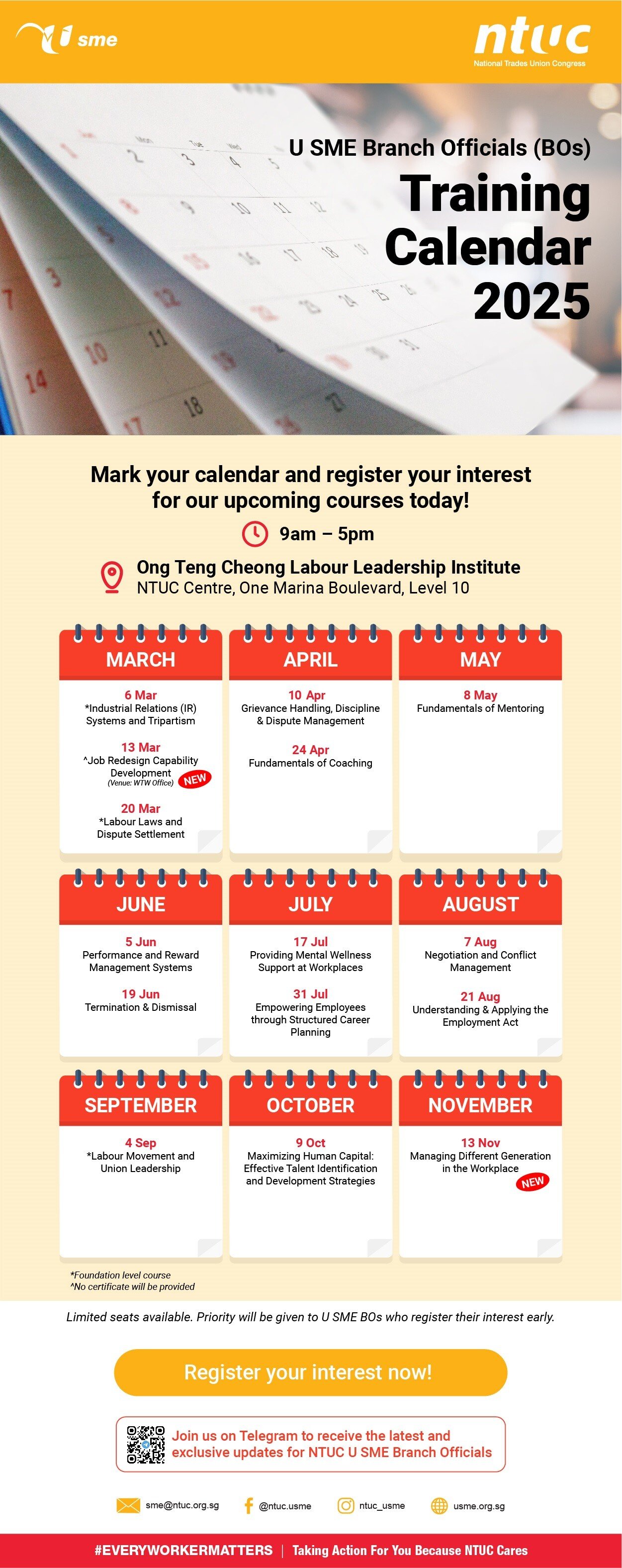 Frequently Asked Questions for NTUC U SME Branch Officials Training ...